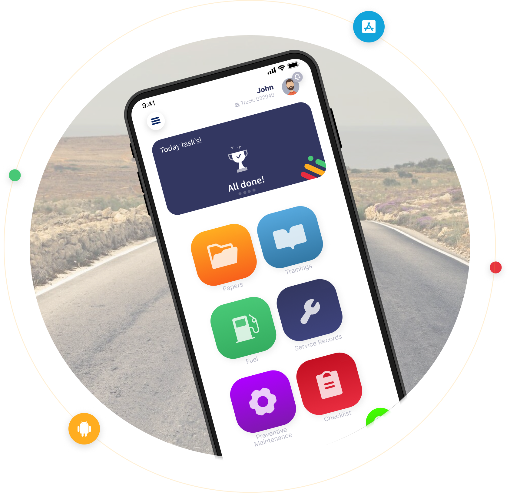 Driver Mobile Application EasyWayPro Trucking Software